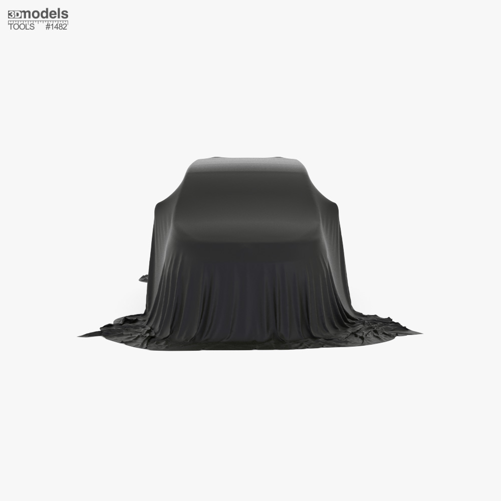Car Cover Black Minivan 3D model - Download Vehicle equipment on ...