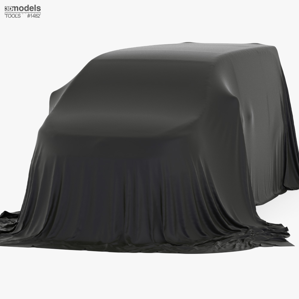 Car Cover Black Minivan 3D model - Download Vehicle equipment on ...