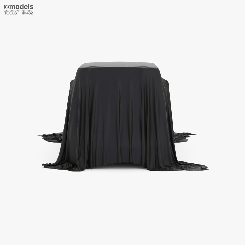 Car Cover Black Minivan 3D model - Download Vehicle equipment on ...
