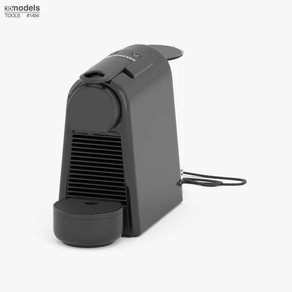Nespresso Essenza Mini D30 Black 3D model - Download Home Appliances on ...