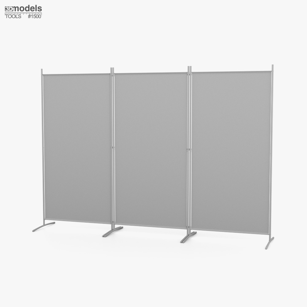 Panel Room Divider 3D model - Download Decoration on 3DModels.org