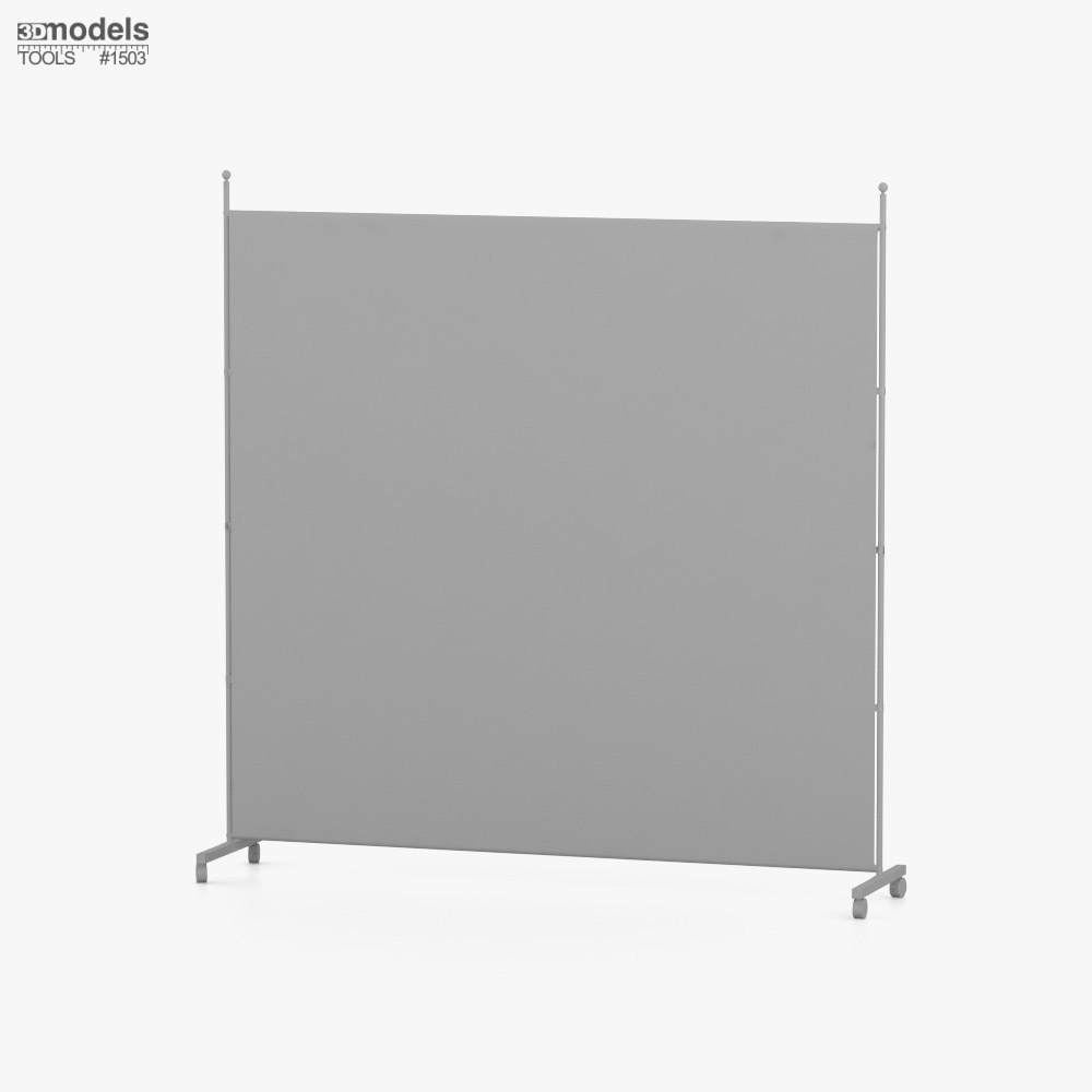 Single Panel Room Divider 3D model - Download Decoration on 3DModels.org