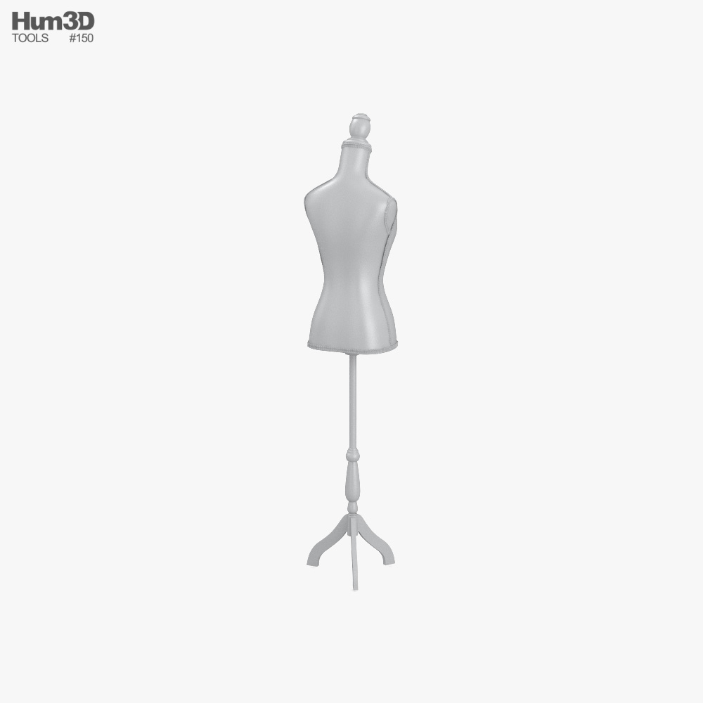 Maniquí Modelo 3D - Descargar Accesorios activado 3DModels.org