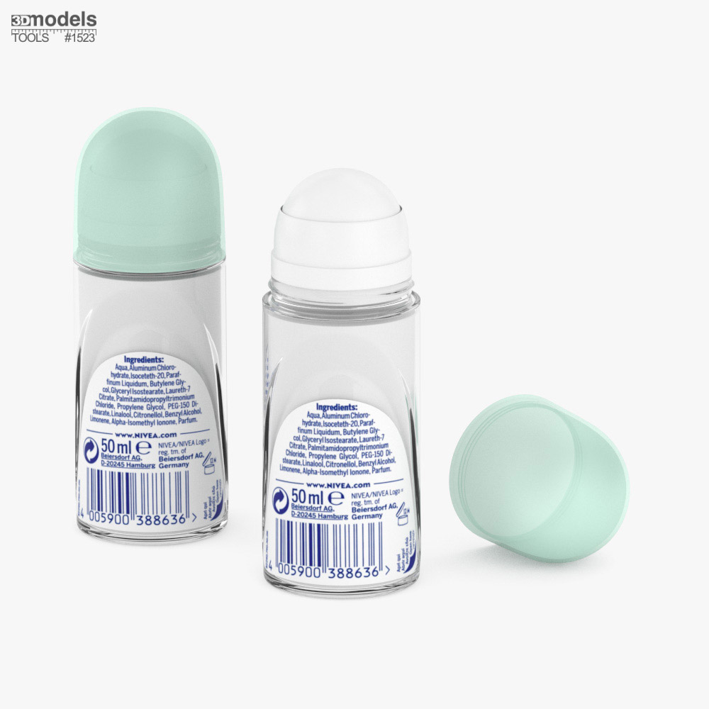Roll-On Deodorant 3D model - Download Health and Beauty on 3DModels.org