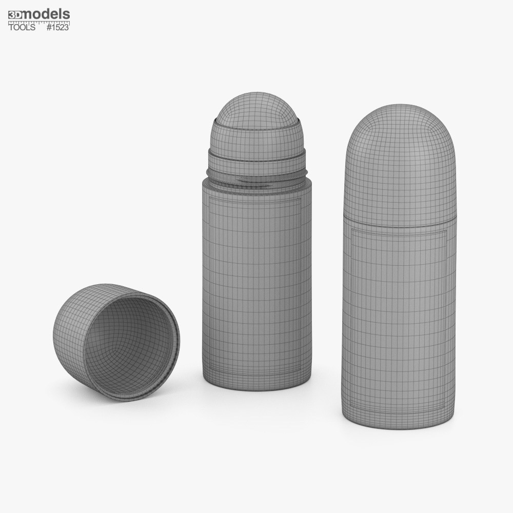 Roll-On Deodorant 3D model - Download Health and Beauty on 3DModels.org
