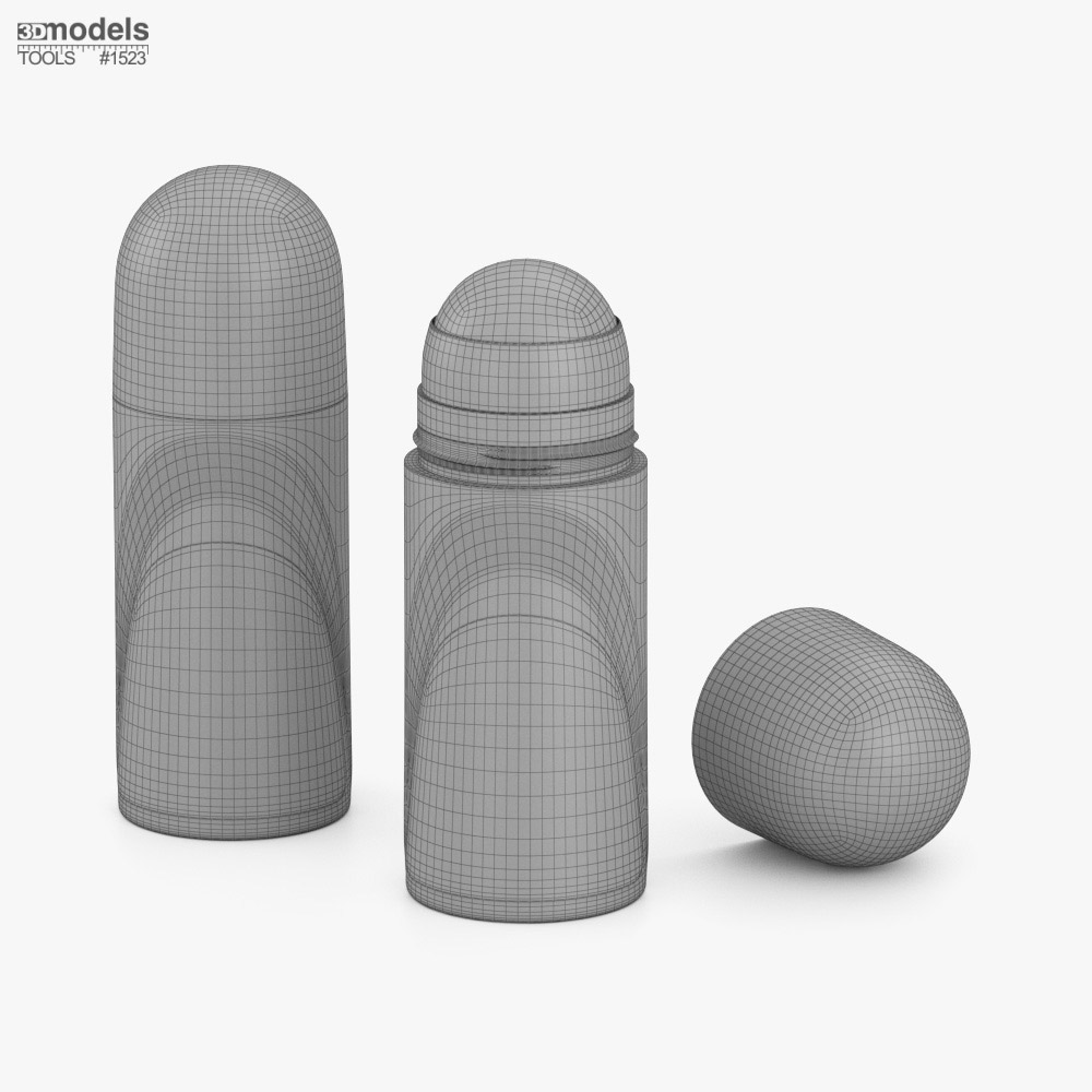 Roll-On Deodorant 3D model - Download Health and Beauty on 3DModels.org