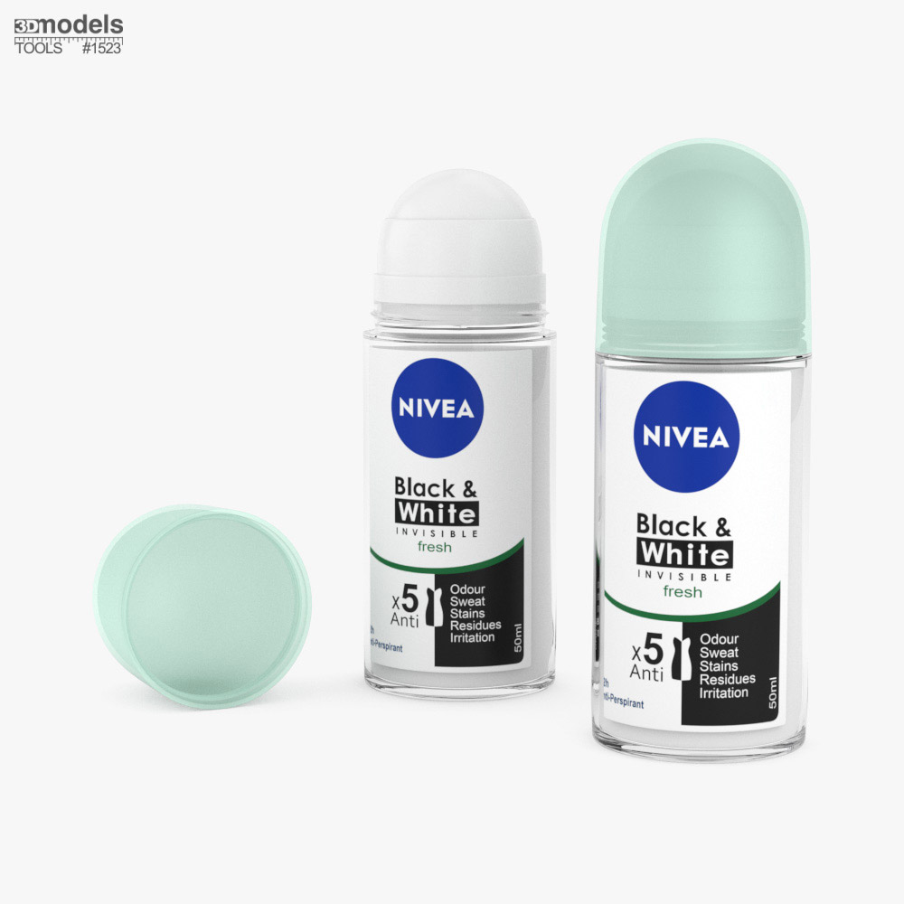 Roll-On Deodorant 3D model - Download Health and Beauty on 3DModels.org