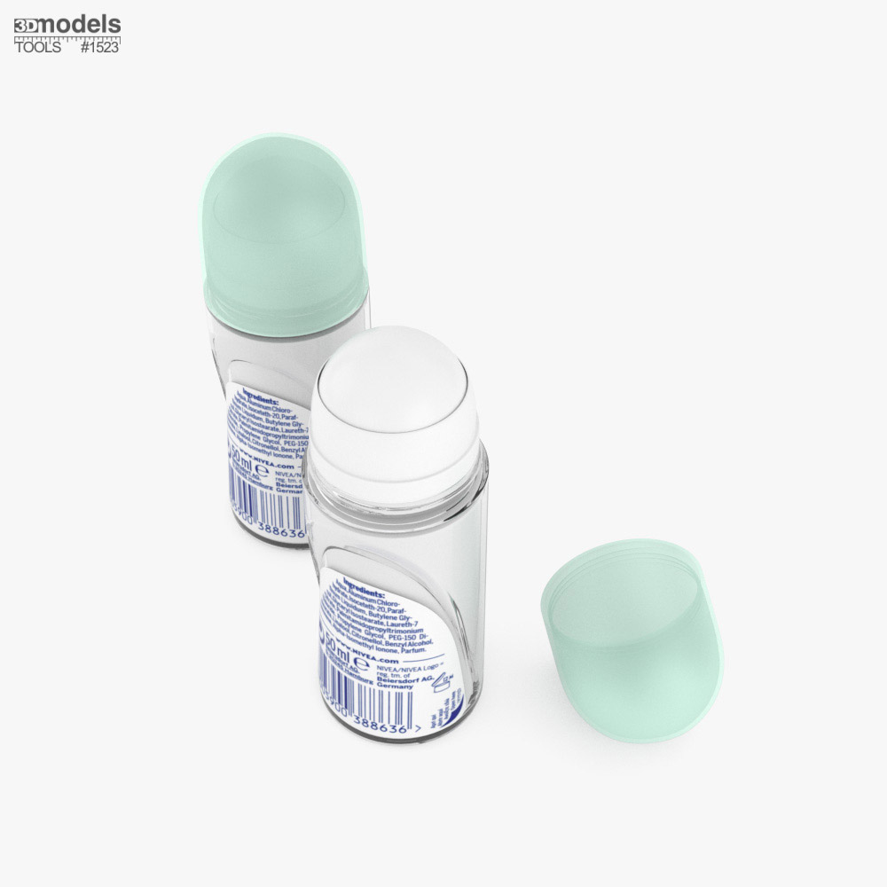 Roll-On Deodorant 3D model - Download Health and Beauty on 3DModels.org
