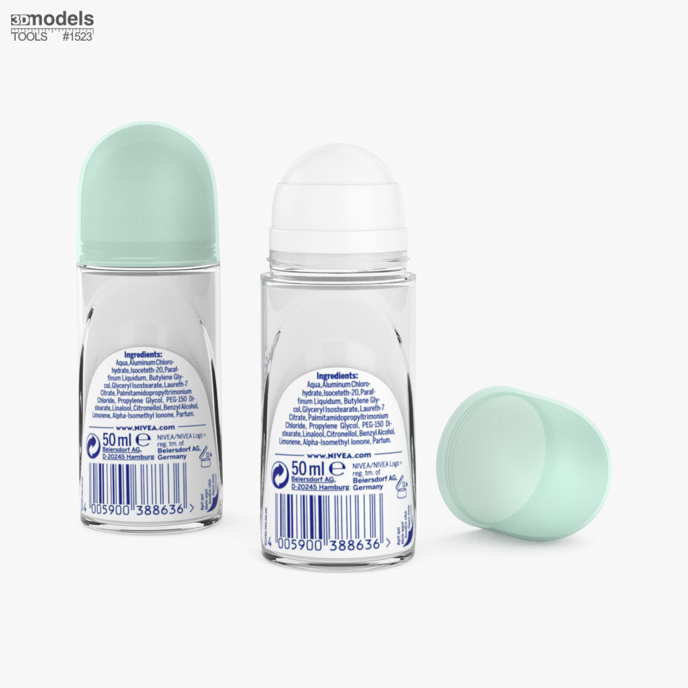 Roll-On Deodorant 3D model - Download Health and Beauty on 3DModels.org
