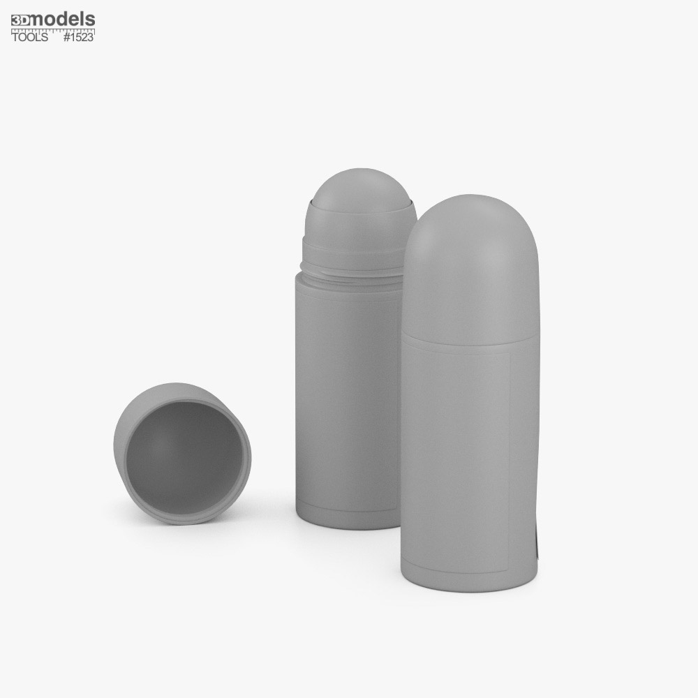 Roll-On Deodorant 3D model - Download Health and Beauty on 3DModels.org