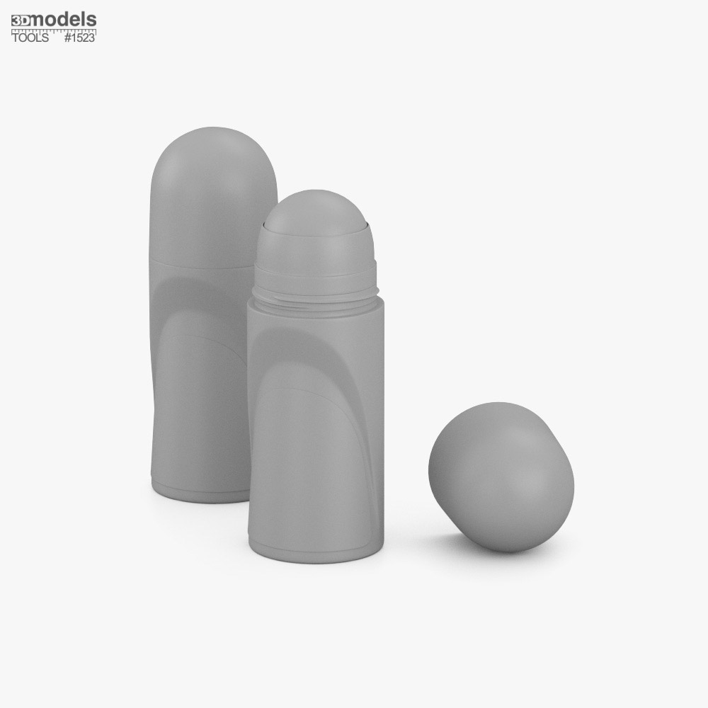 Roll-On Deodorant 3D model - Download Health and Beauty on 3DModels.org