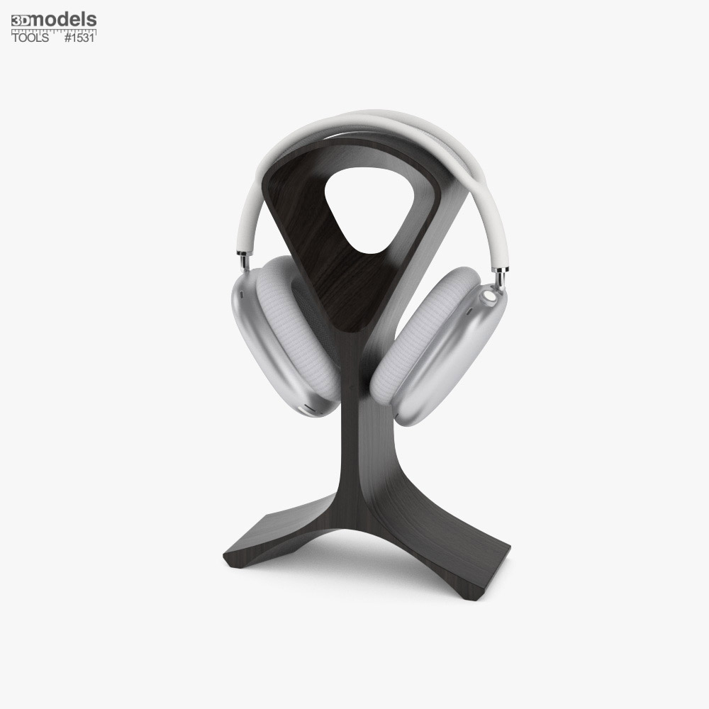 AirPods Max Stand Black 3D model - Download Audio Devices on 3DModels.org