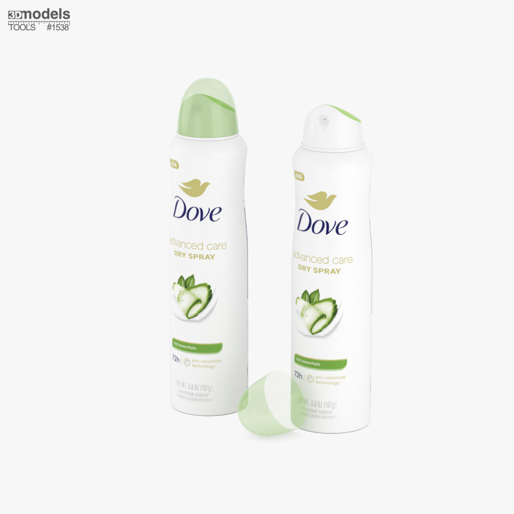 Desodorante Antitranspirante en Spray para Mujeres Modelo 3D ...