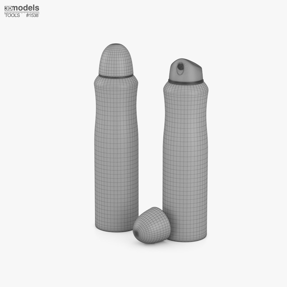 Spray Antiperspirant Deodorant for Women 3D model - Download Health and ...