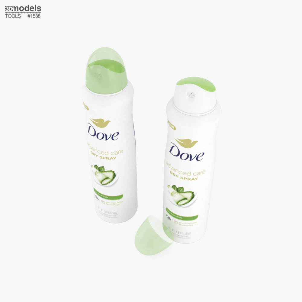 Desodorante Antitranspirante en Spray para Mujeres Modelo 3D ...