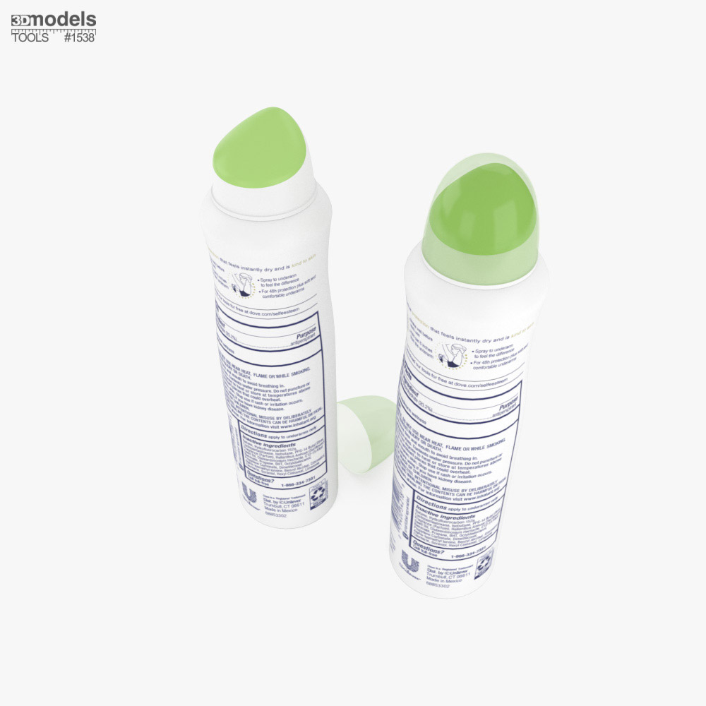 Desodorante Antitranspirante en Spray para Mujeres Modelo 3D ...