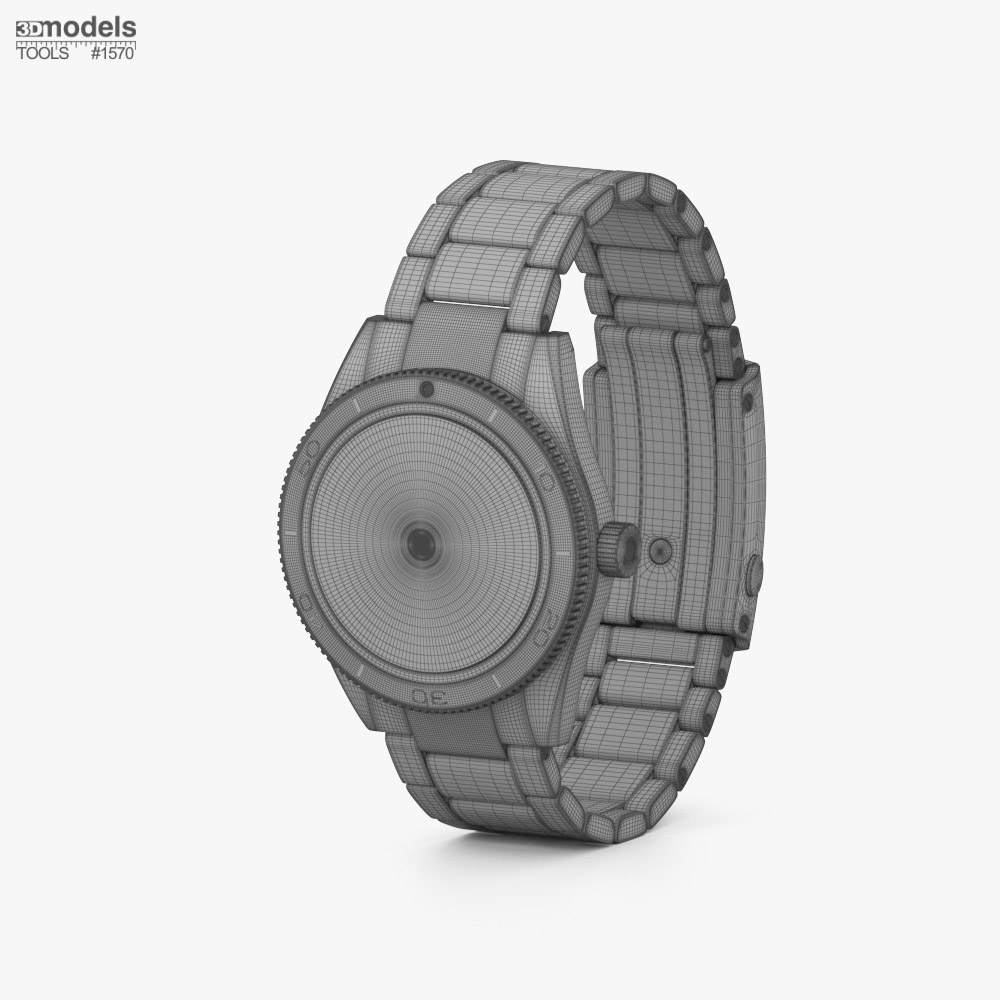 Omega Seamaster 300 3D model - Download Watches on 3DModels.org