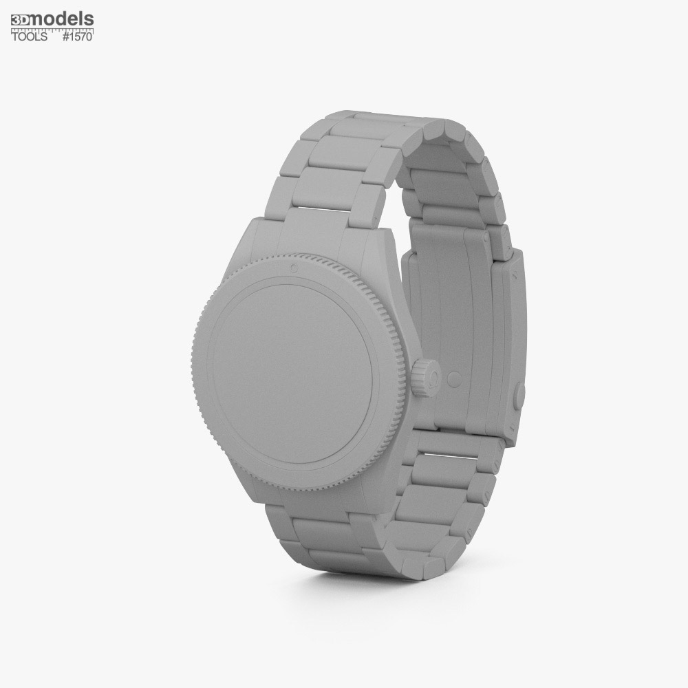 Omega Seamaster 300 3D model - Download Watches on 3DModels.org