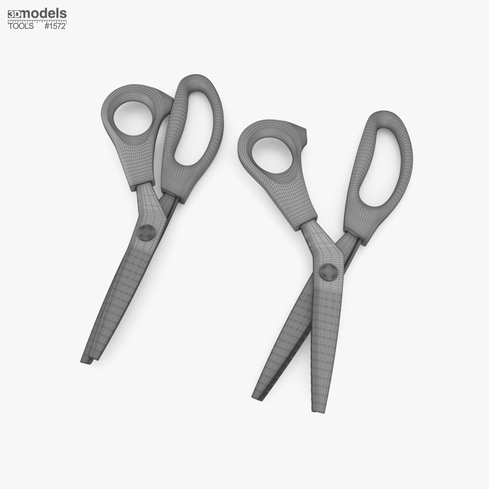 Pinking Shears 3D model - Download Hobbies on 3DModels.org
