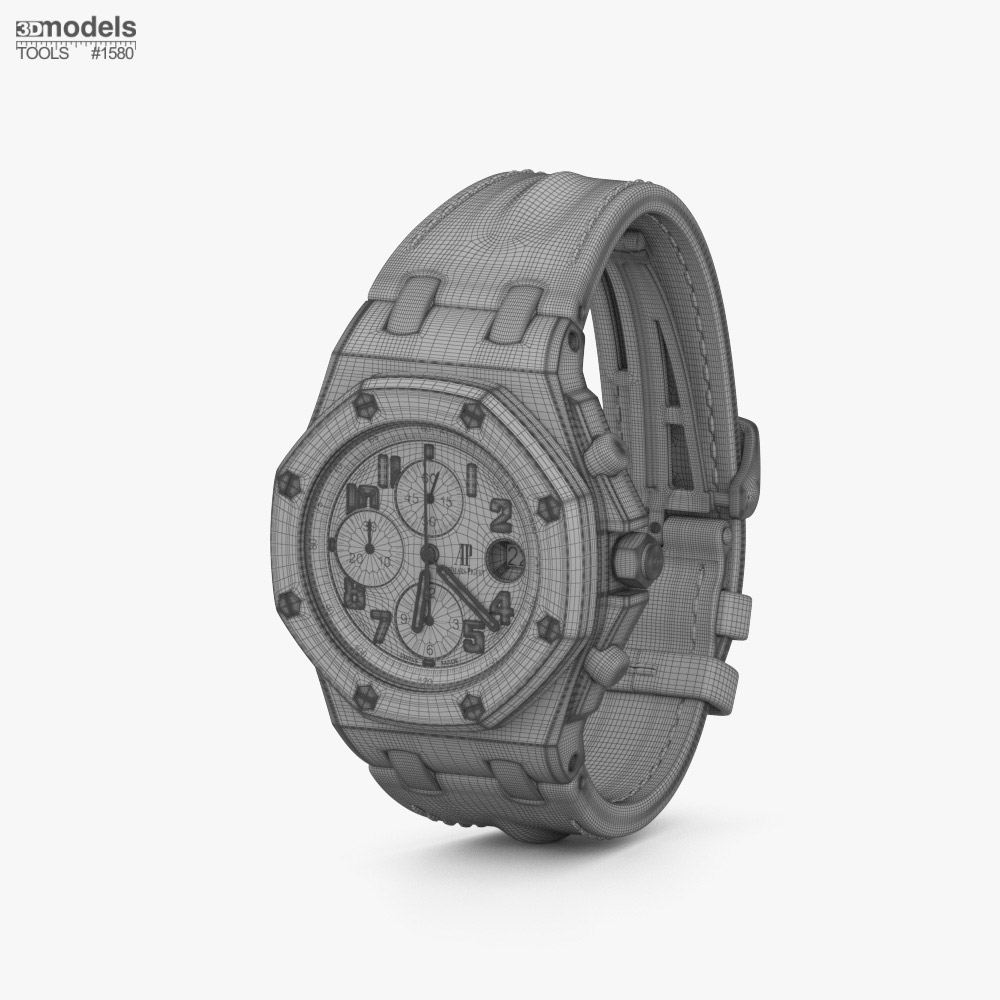 Audemars Piguet Royal Oak Offshore Chronograph 3Dモデル - ダウンロード ウォッチ on ...
