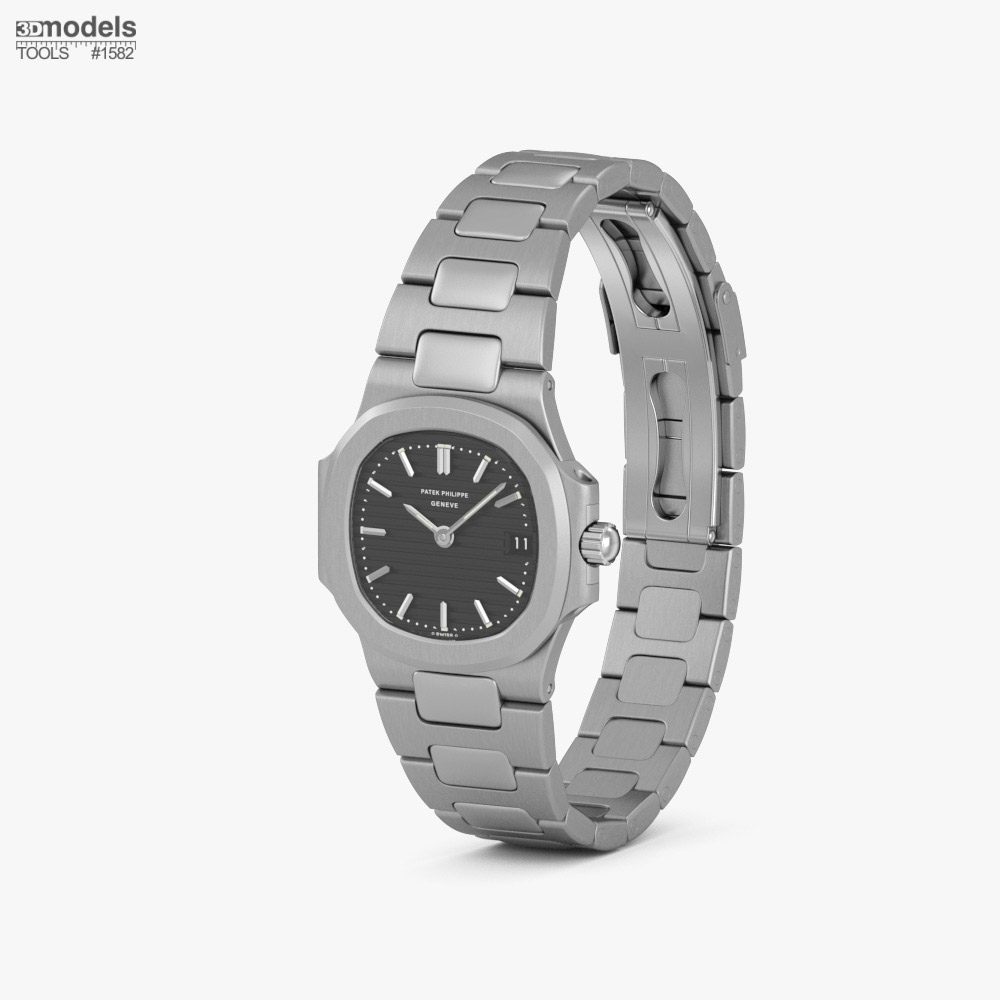Patek Philippe Nautilus 3D model - Download Watches on 3DModels.org