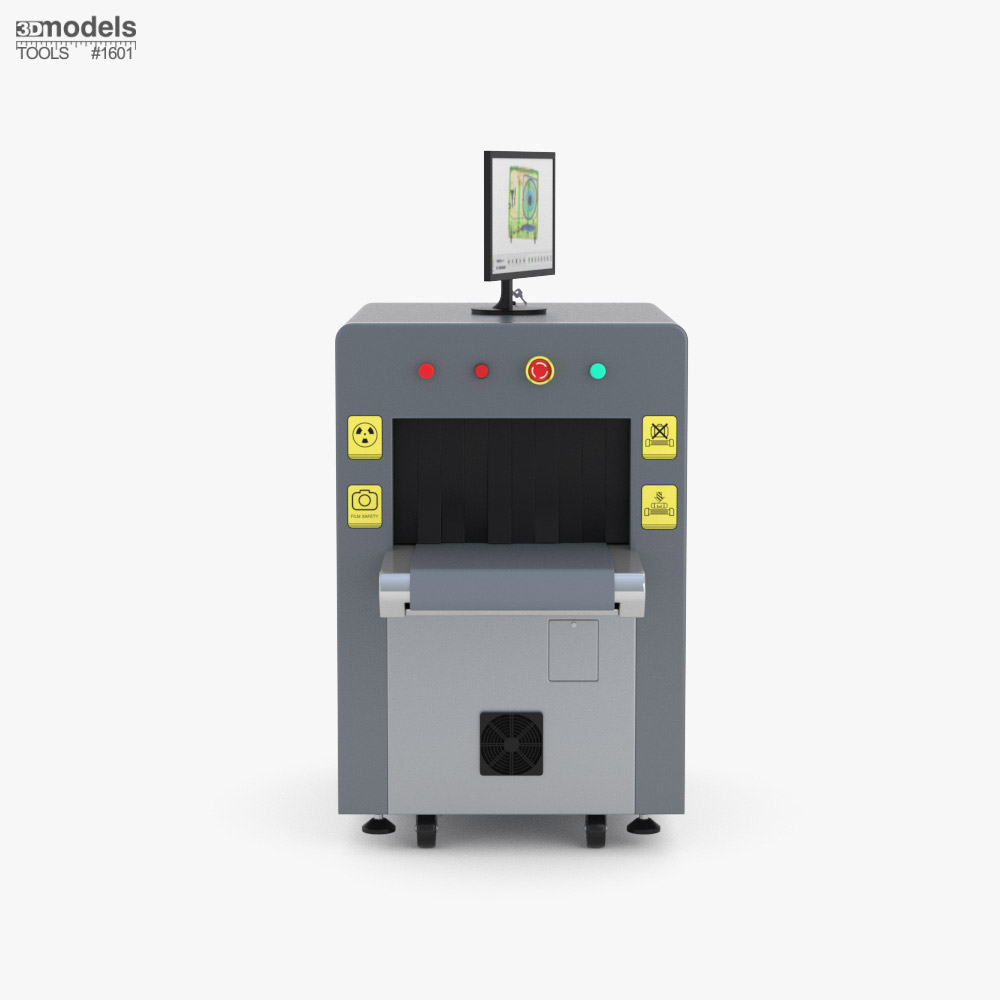 X-Ray Baggage Security Scanner 3D model - Download Tools on 3DModels.org