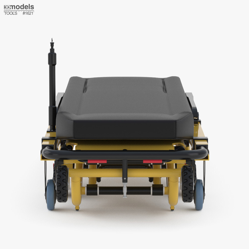 Manual Ambulance Folding Stretcher fold 3D model - Download Medical ...