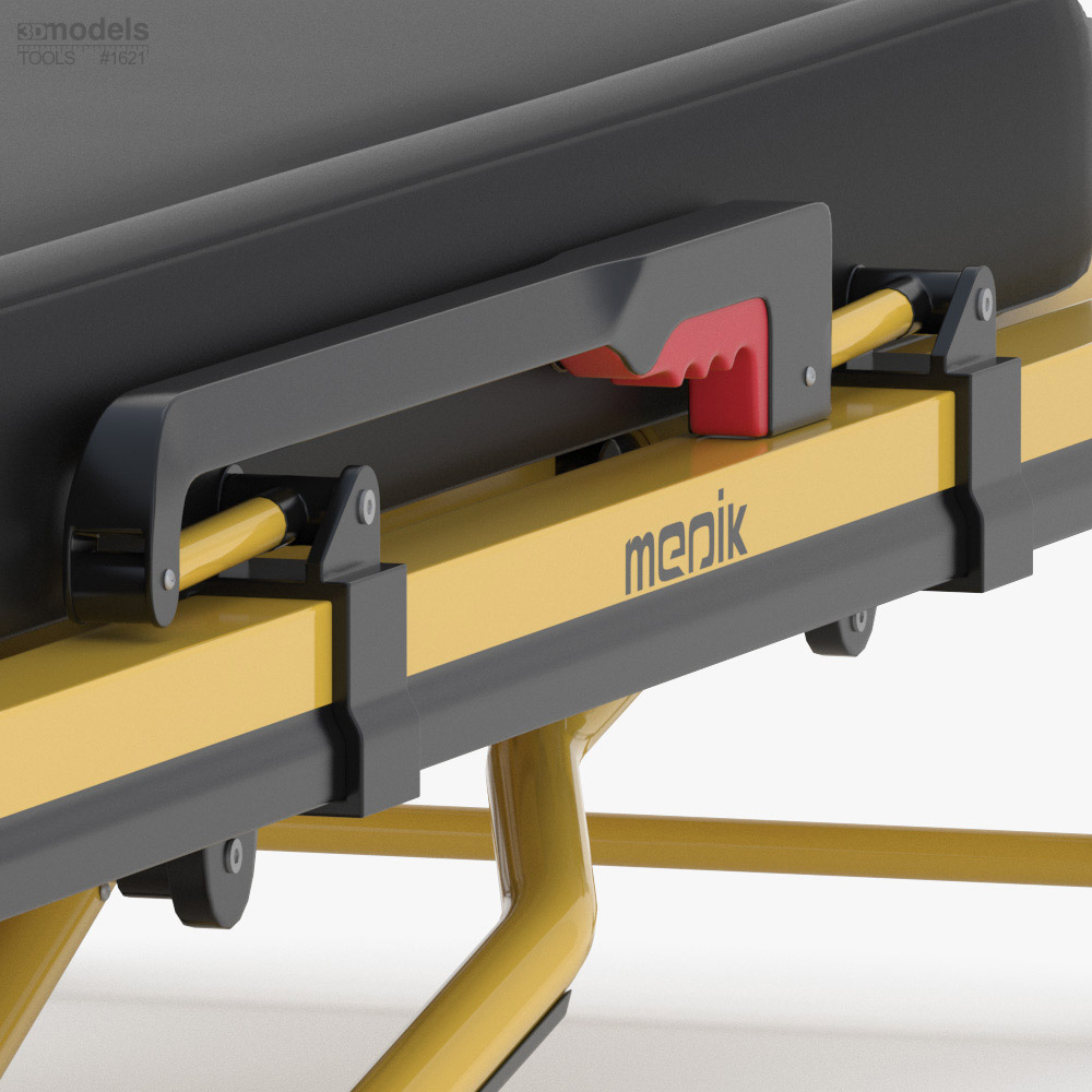 Manual Ambulance Folding Stretcher fold 3D model - Download Medical ...