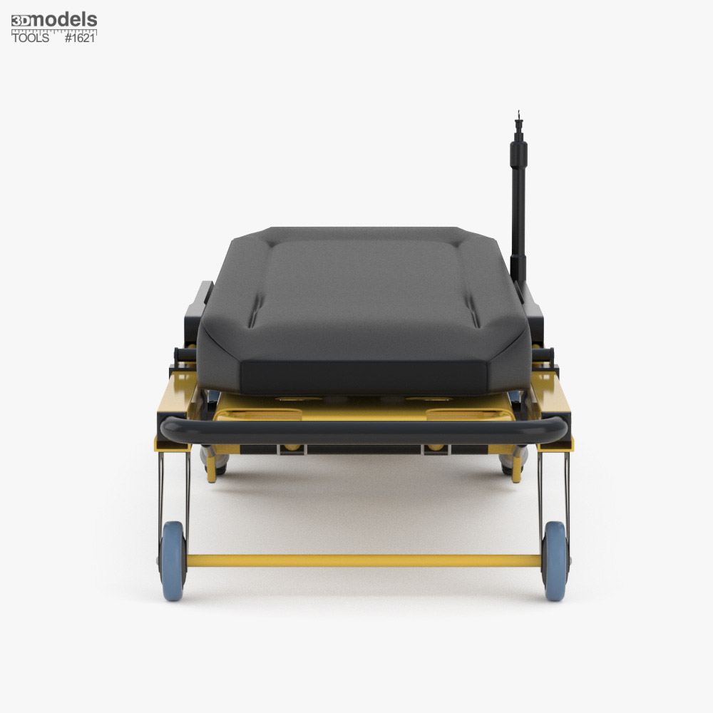 Manual Ambulance Folding Stretcher fold 3D model - Download Medical ...