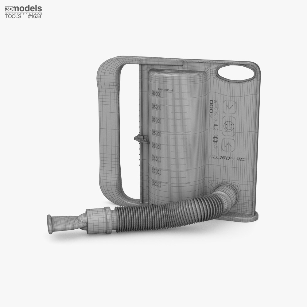 Spirometer Hudson Soldyne 4000 3D model - Download Medical Equipment on ...