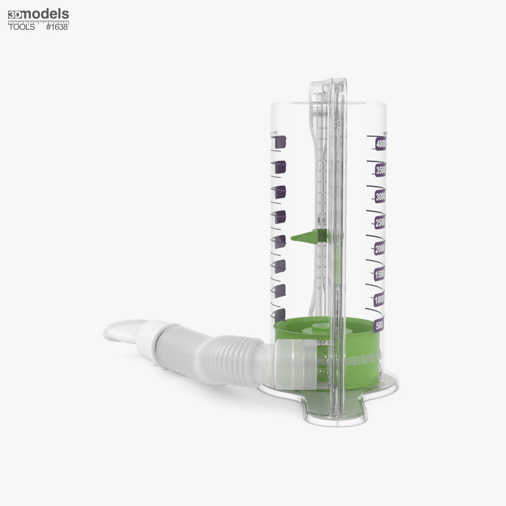 Spirometer Hudson Soldyne 4000 3D model - Download Medical Equipment on ...