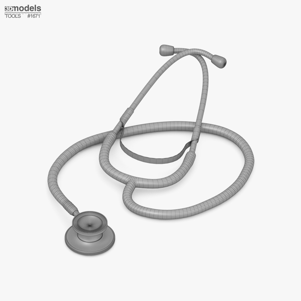 Estetoscopio Médico Rosa Modelo 3D - Descargar Medical Equipment on ...