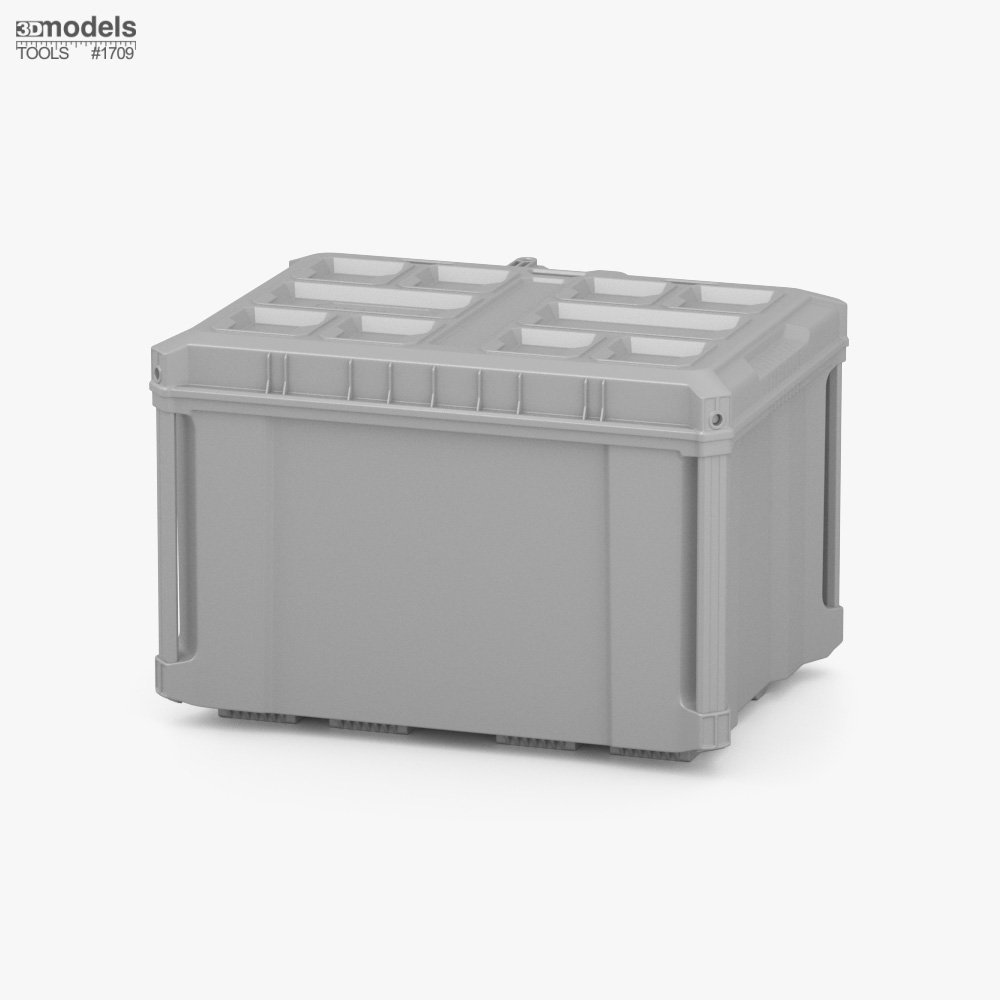 Tool Box Milwaukee 48228447 3D model - Download Tools on 3DModels.org