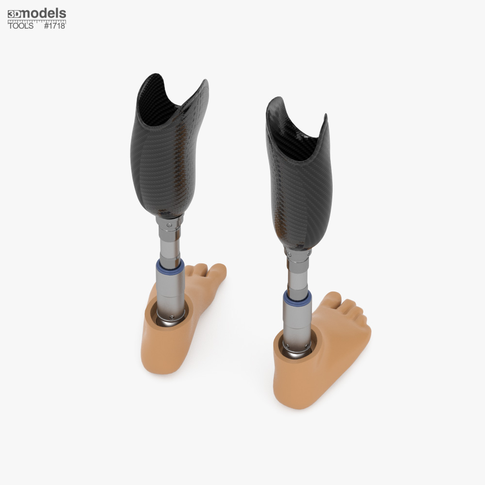 Shin Prosthesis 3D model - Download Medical Equipment on 3DModels.org