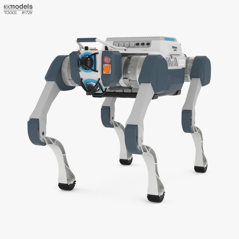 Deep Robotics X30 3D 모델 - 다운로드 로봇 on 3DModels.org