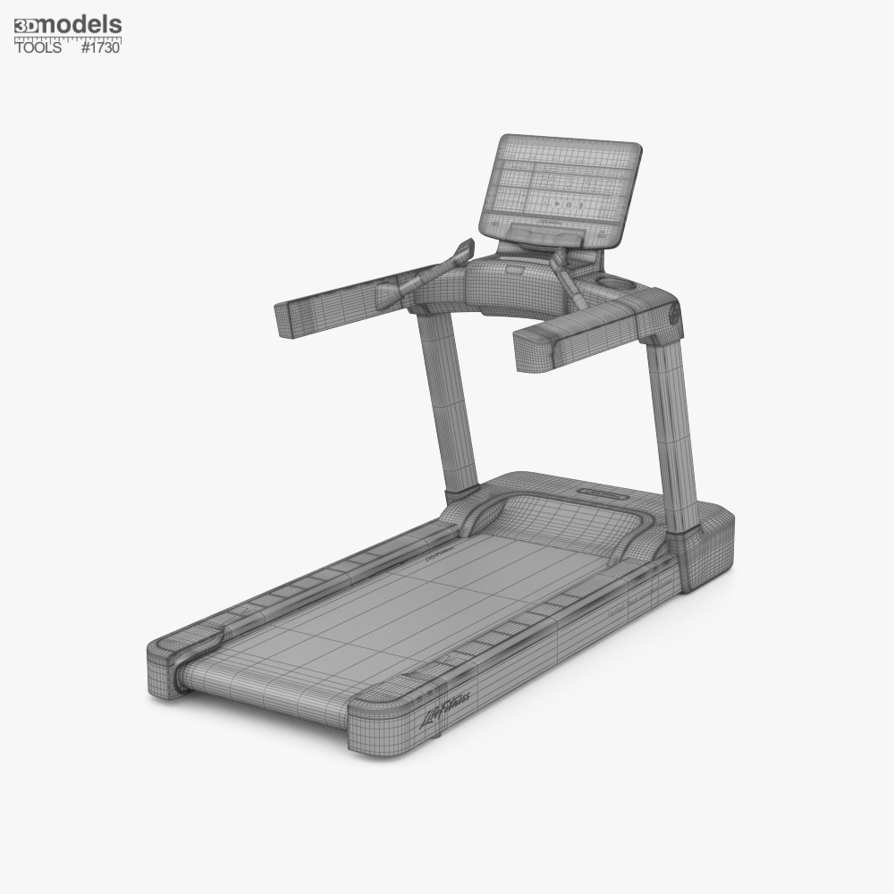 Club Treadmil 3D model - Download Sports Equipment on 3DModels.org