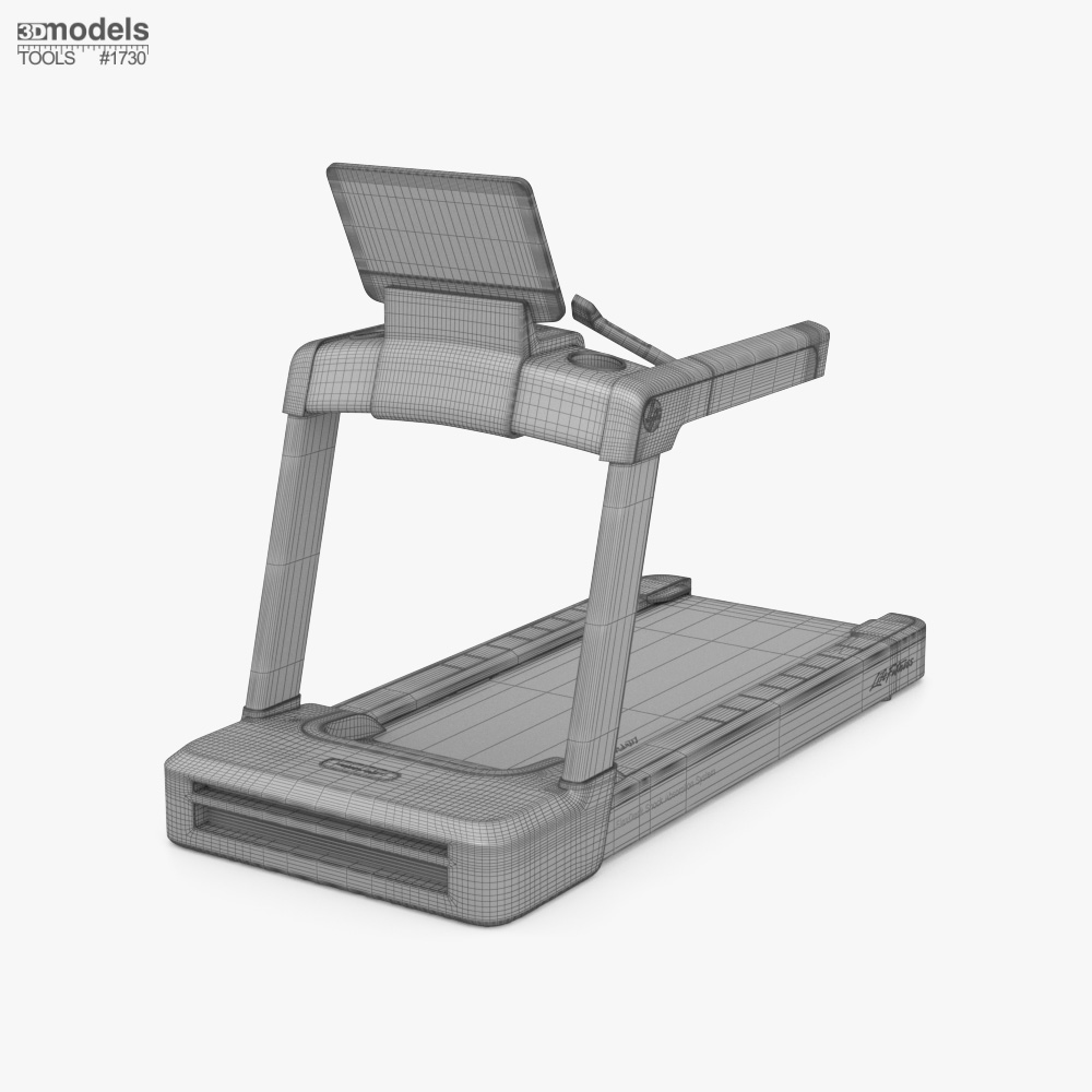 Club Treadmil 3D model - Download Sports Equipment on 3DModels.org