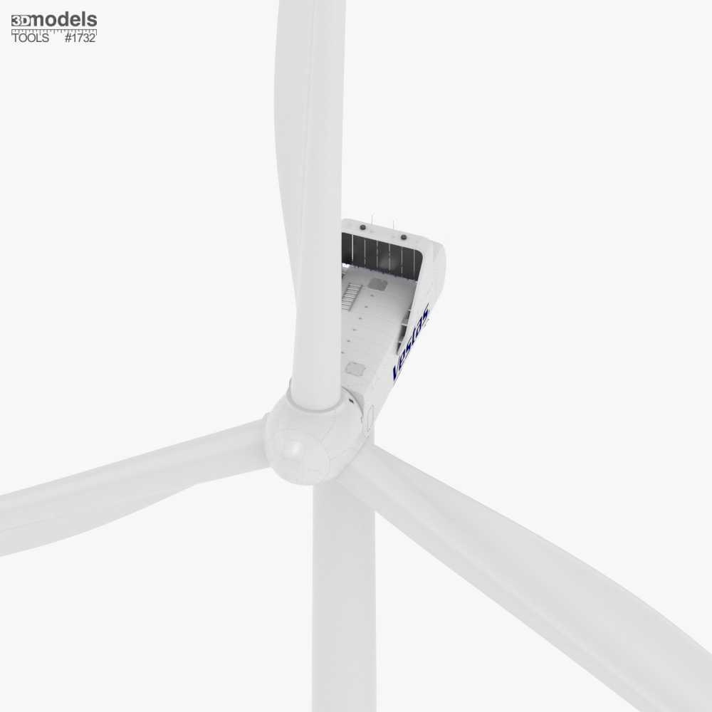 Wind Turbine Vestas 4 mw Platform 3D model - Download Infrastructure ...