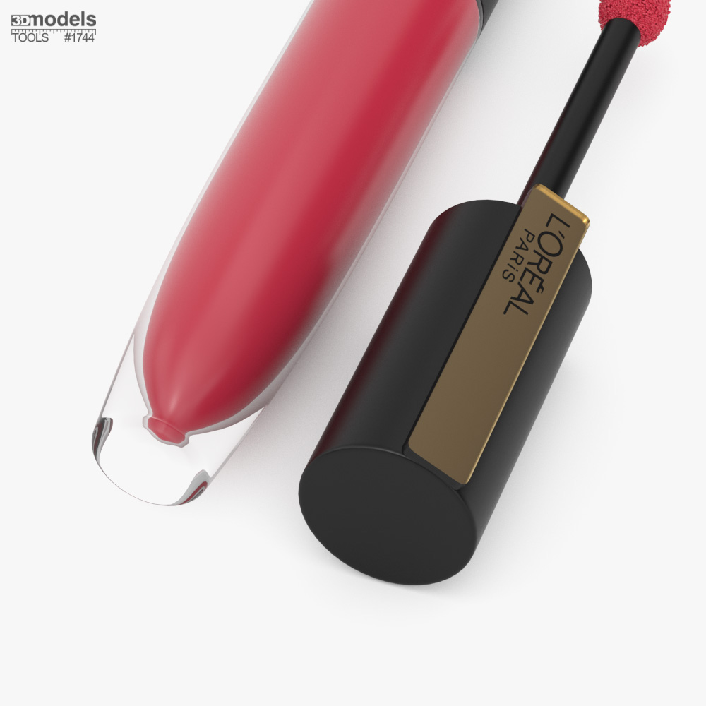Liquid Matte Lipstick Loreal Paris Rouge Signature 3D model - Download ...