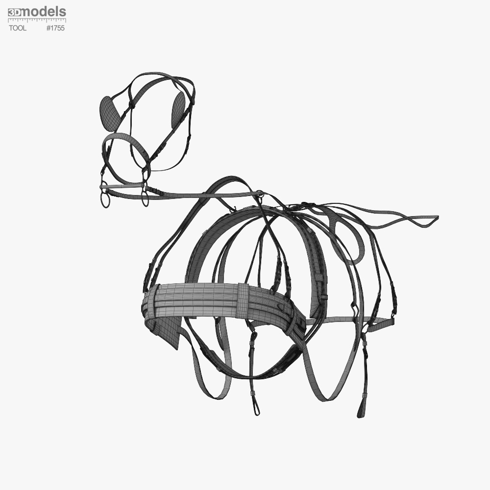 Horse Harness 3D model - Download Hobbies on 3DModels.org