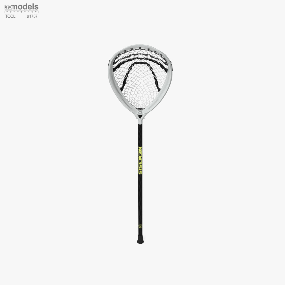 Warrior Nemesis Lacrosse Stick 3D model - Download Sports Equipment on ...