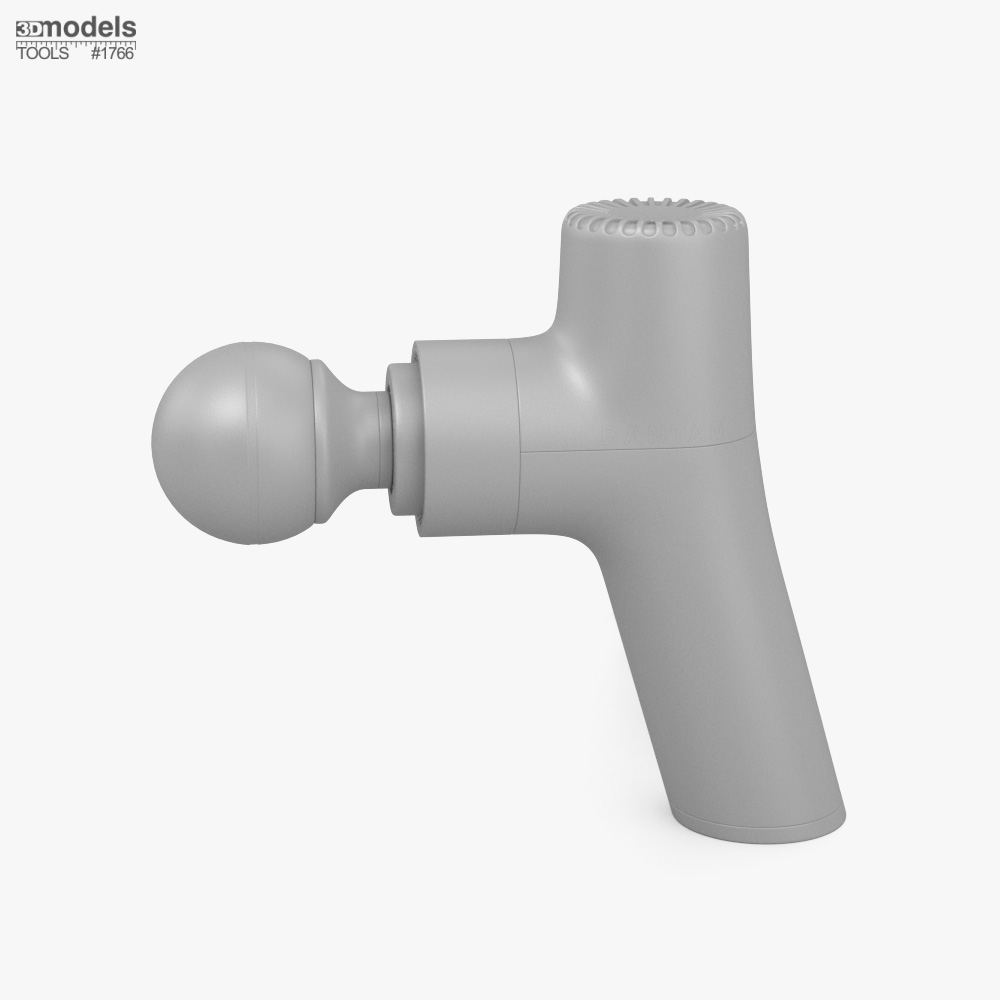 Massage Gun 3D model - Download Medical Equipment on 3DModels.org