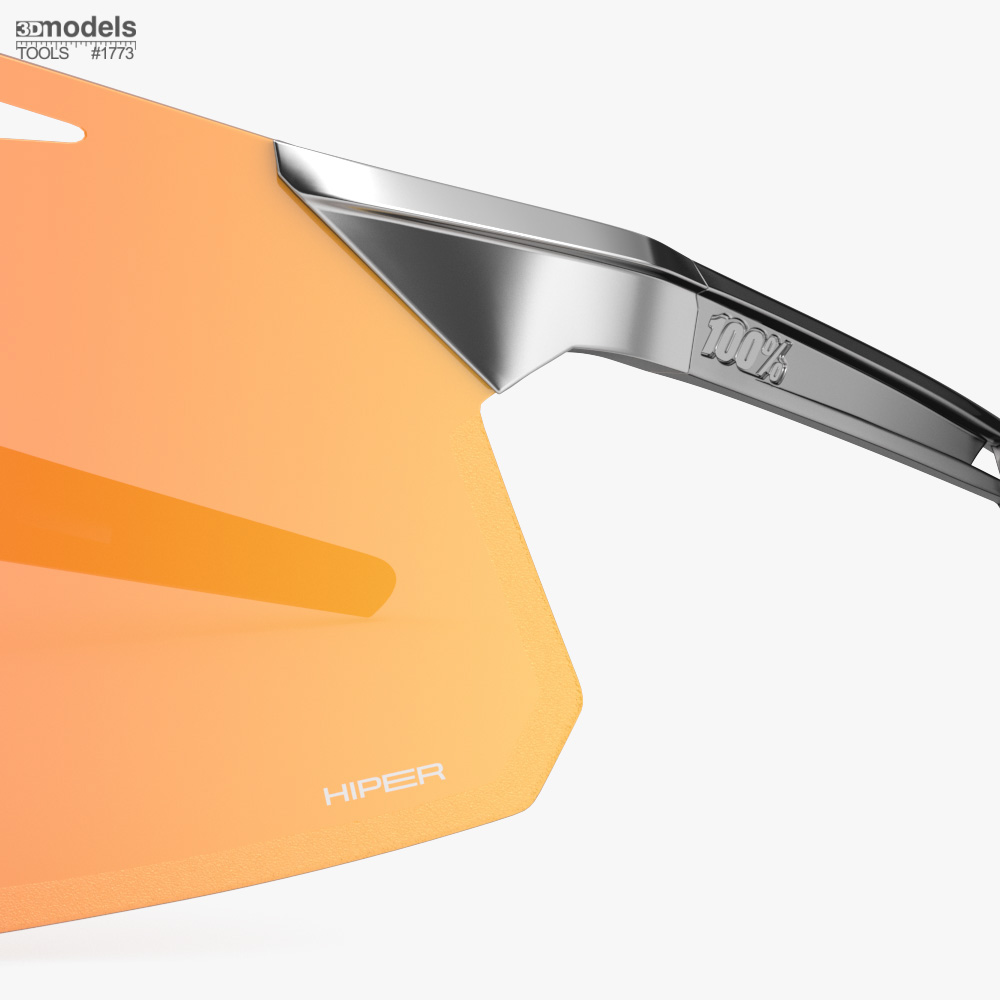 100% Hypercraft Running Sunglasses 3D model - Download Sports Equipment ...
