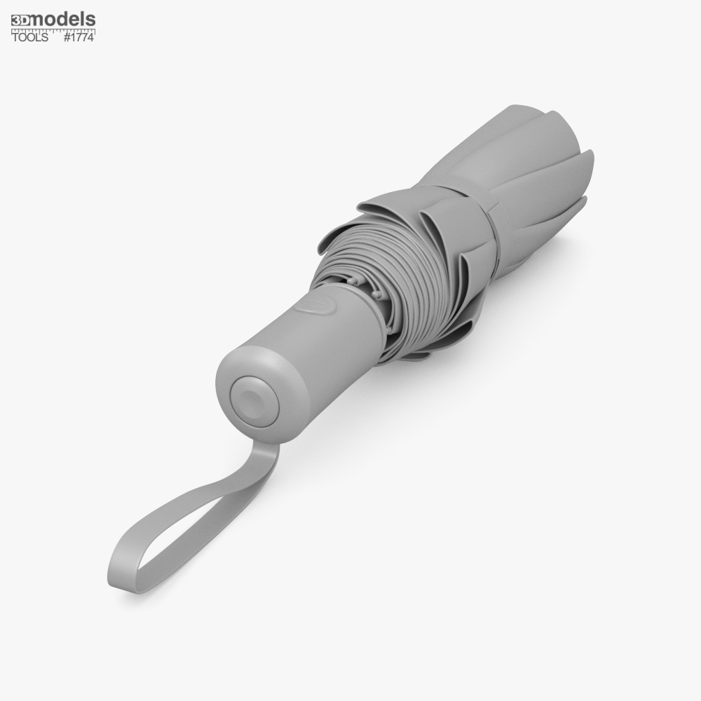 Umbrella Folded 3D model - Download Accessories on 3DModels.org