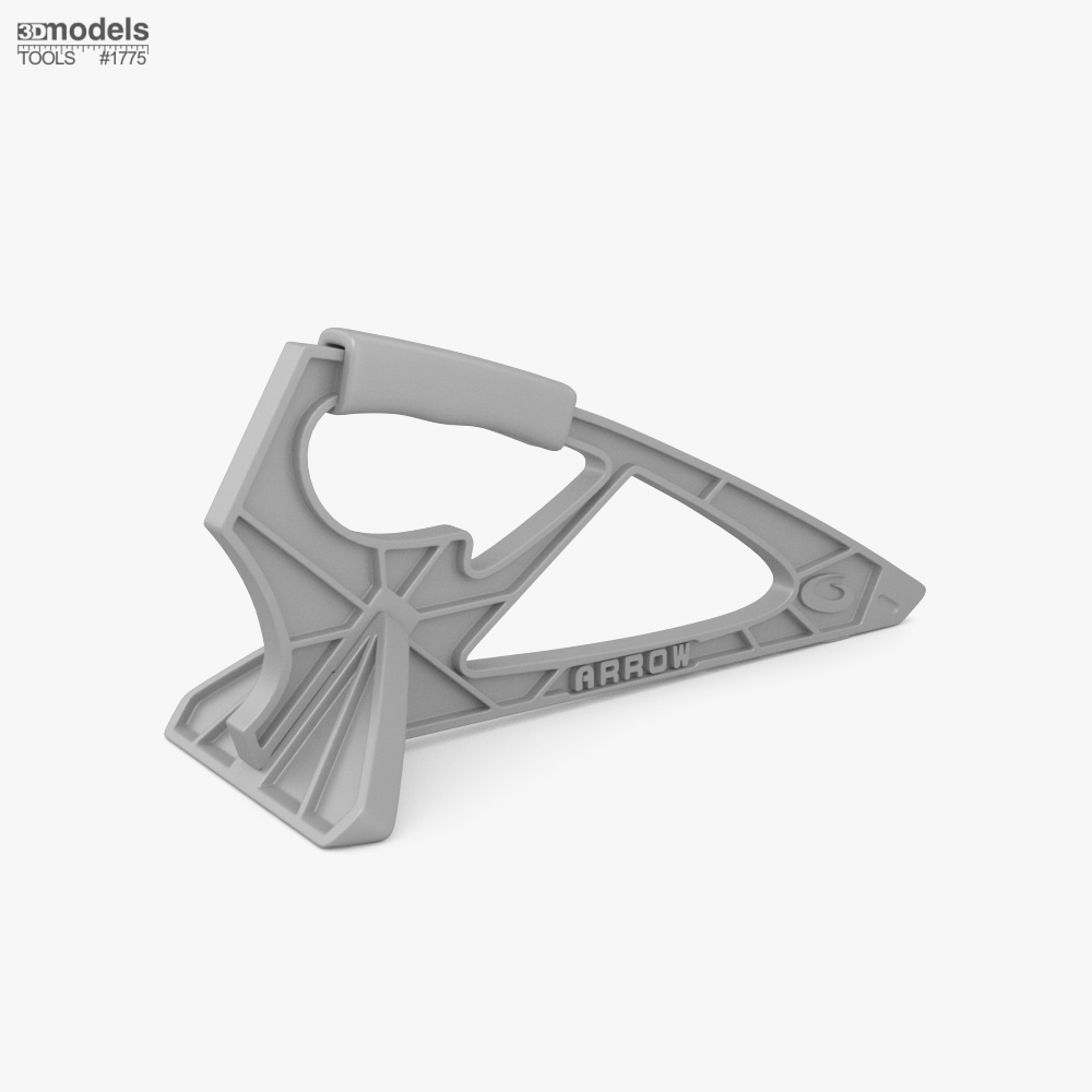 Goldline Curling Stabilizer 3D model - Download Sports Equipment on ...