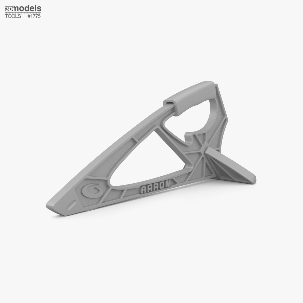 Goldline Curling Stabilizer 3D model - Download Sports Equipment on ...