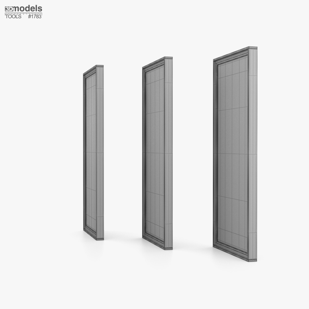 Full-Length Window 3D model - Download Building components on 3DModels.org