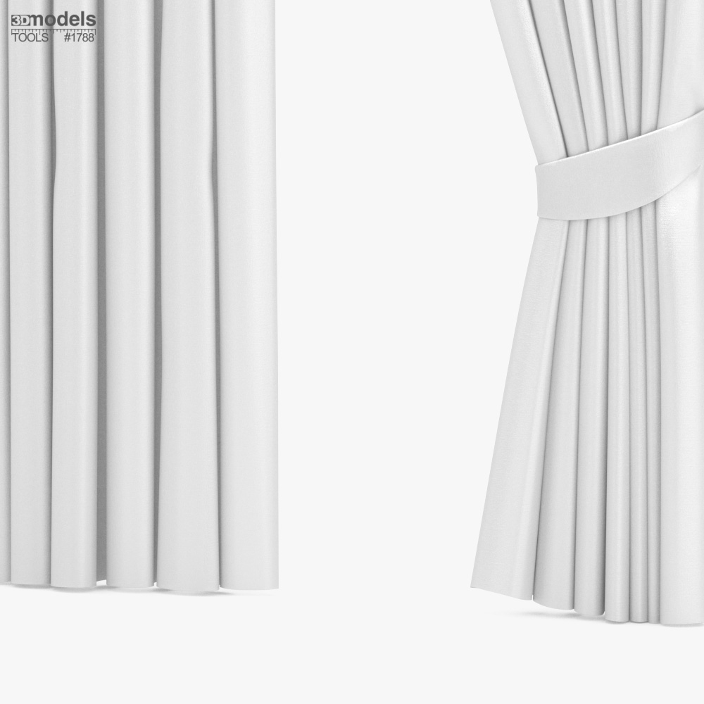 Curtain 3D model - Download Curtains and Blinds on 3DModels.org