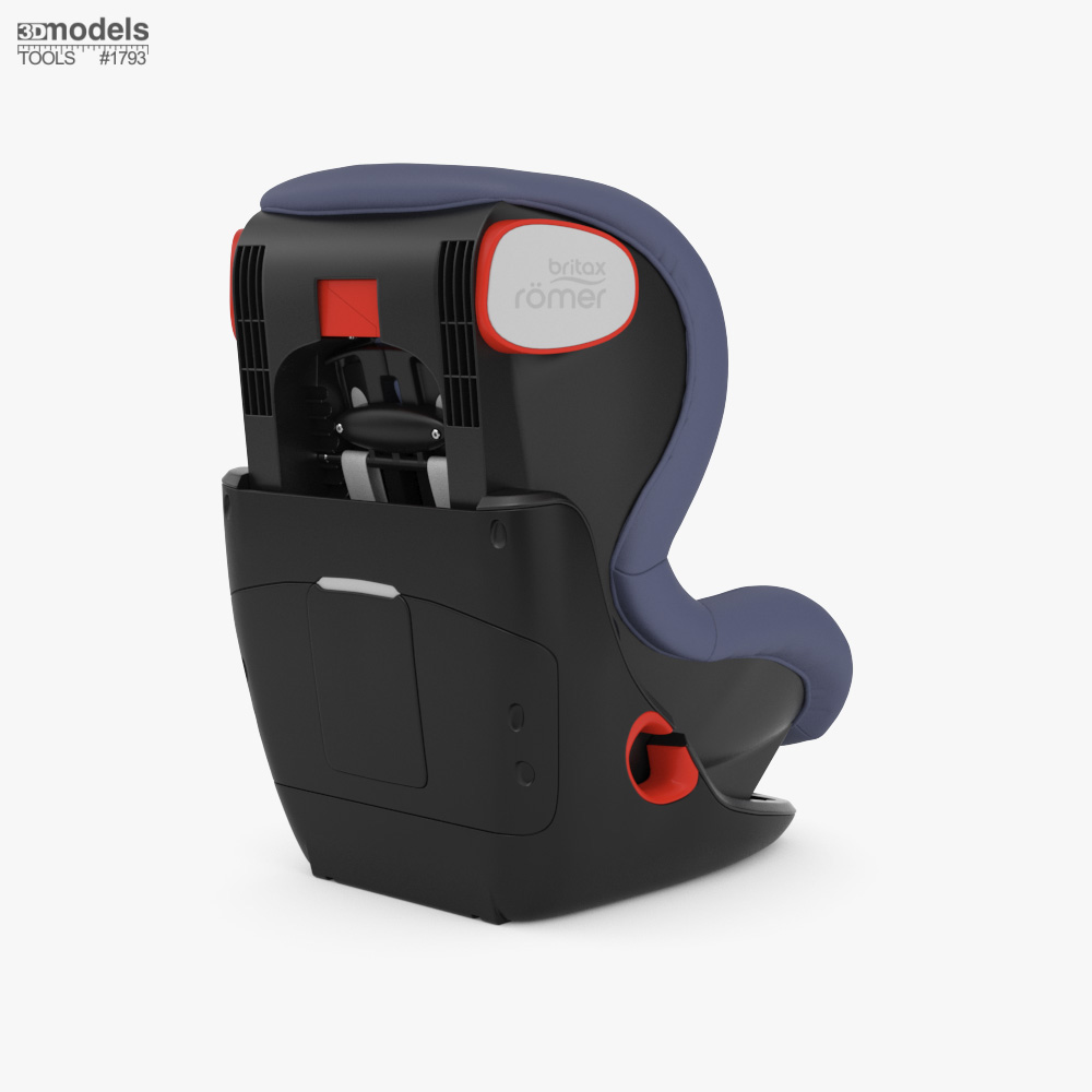 Britax Romer King 2 Car Seat 3D model - Download Vehicle equipment on ...