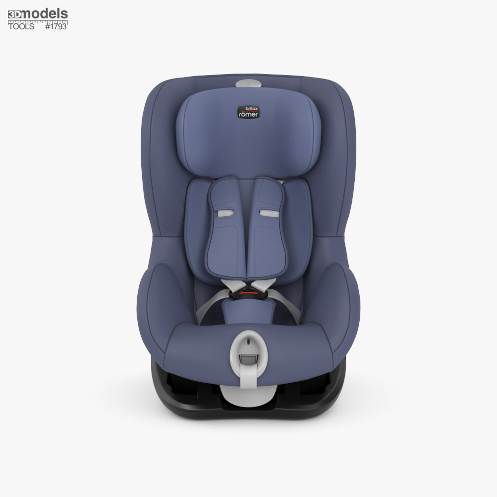 Britax Romer King 2 Car Seat 3D model - Download Vehicle equipment on ...